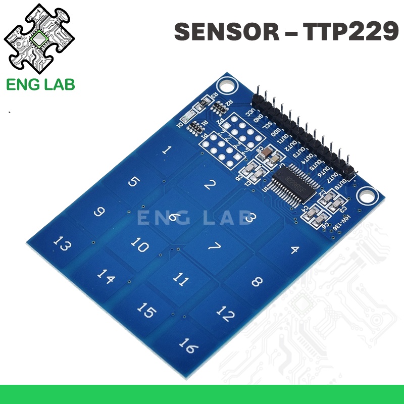 ENGLAB★TTP229 Capacitive Touch Keypad Digital Keyboard Circuit For DIY ...
