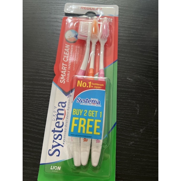 Systema toothbrush contains 3 SOFT | Shopee Malaysia