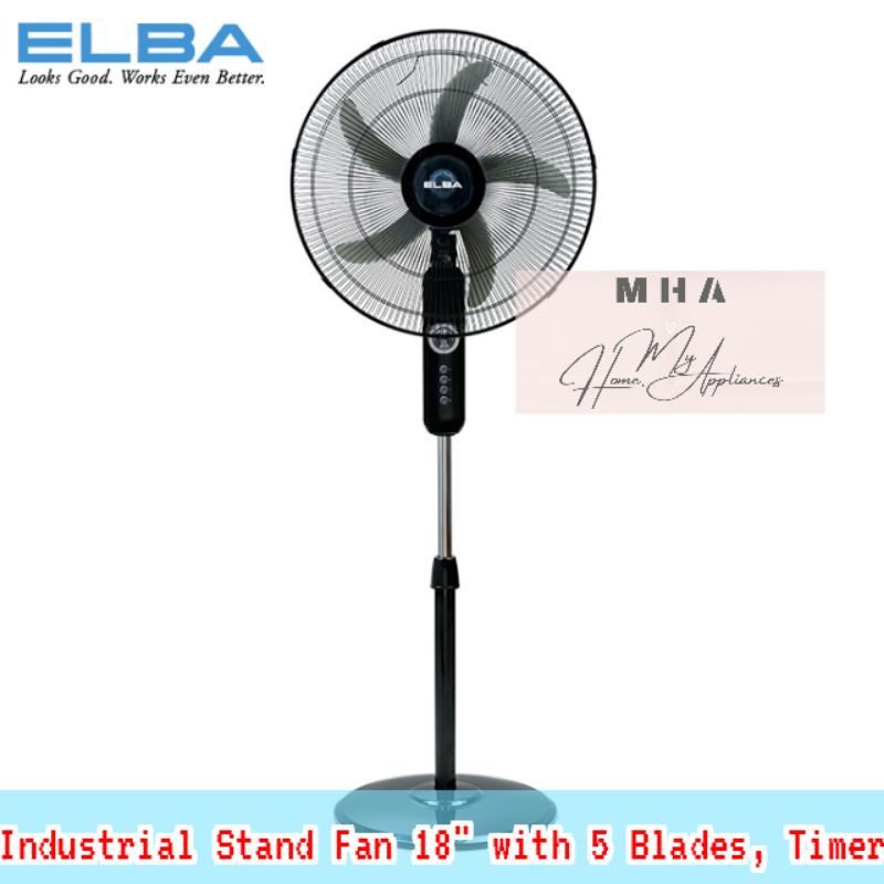 ELBA 18" STAND FAN ESF-G1880TM(BK) | Shopee Malaysia
