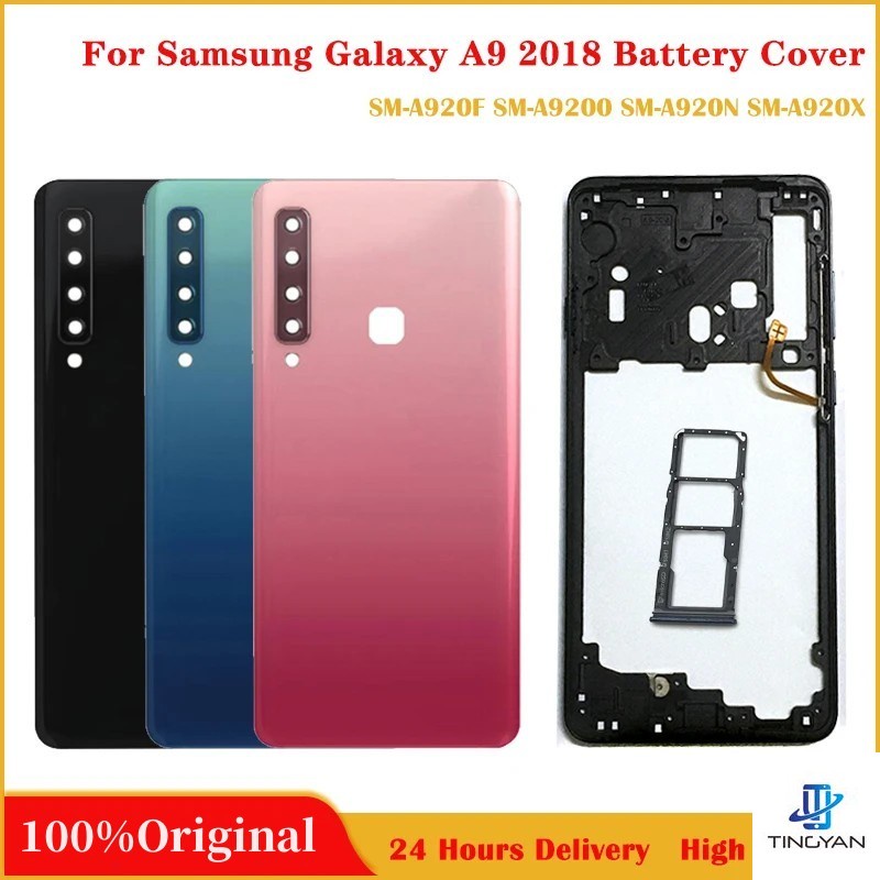 For Samsung Galaxy A9 2018 A920F SM-A920 Middle Frame A920F Battery ...