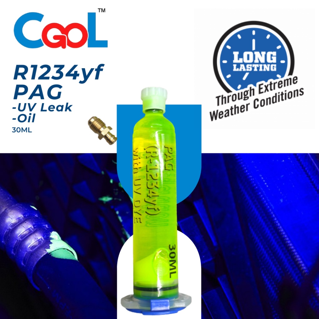 NYGP R1234yf UV Leak Detector Dye with Fully Synthetic oil For Air Cond ...