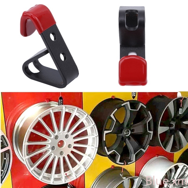 【new】Car Supplies Red and Black Car Hub Hook Wheel Display Rack ...