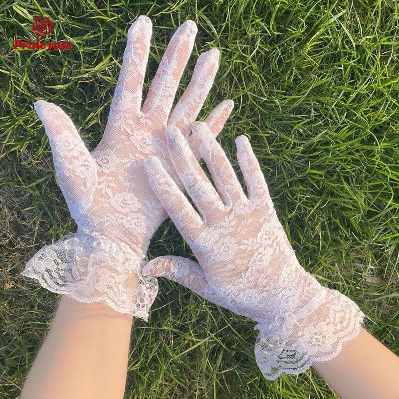 2024 baju nikah perempuan sarung tangan muslimah Lace gloves Summer ...