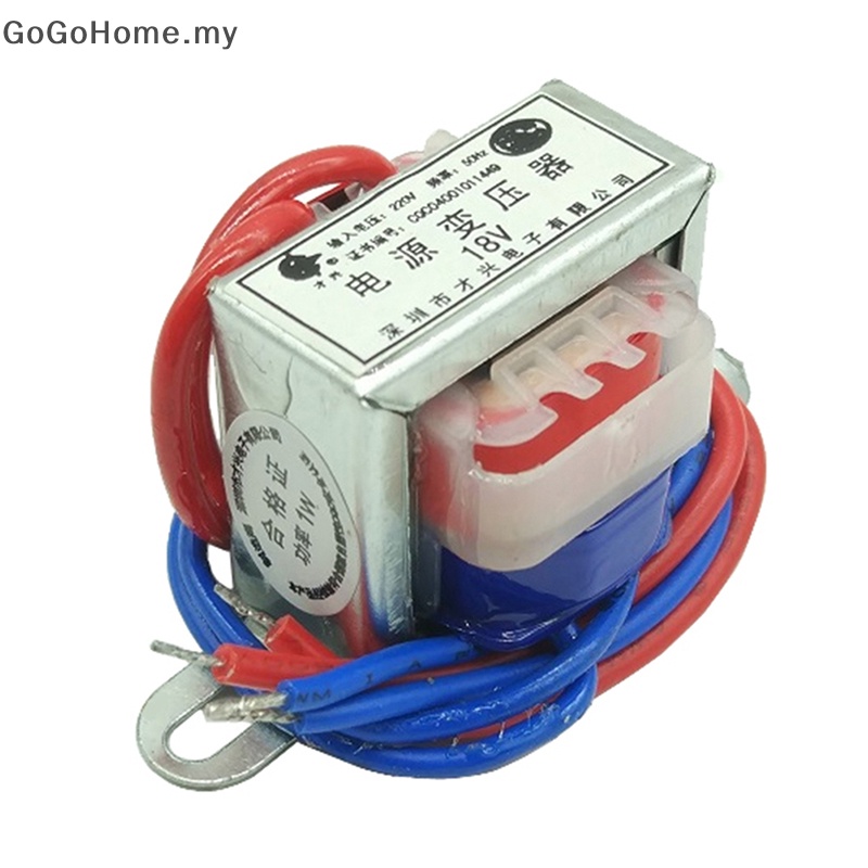 GOG AC 6V 9V 12V 15V 18V 24V Output Voltage 1W Voltage Copper Power Transformer MY | Shopee Malaysia