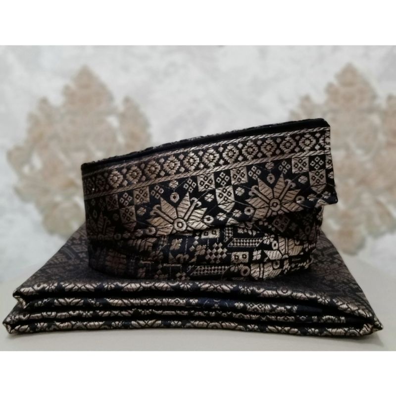 Tanjak Hat Sarong set, songket tanjak Hat Sarong | Shopee Malaysia