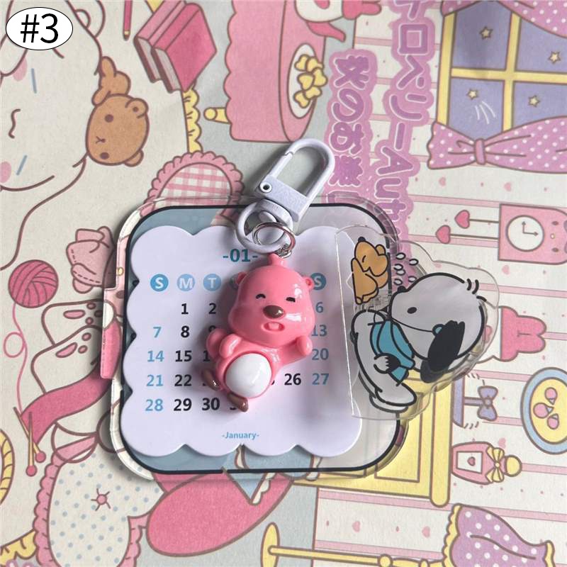Ins Plush Keyring Cute Cartoon Loopy Keychain Lovely Bag Pendant Mini ...