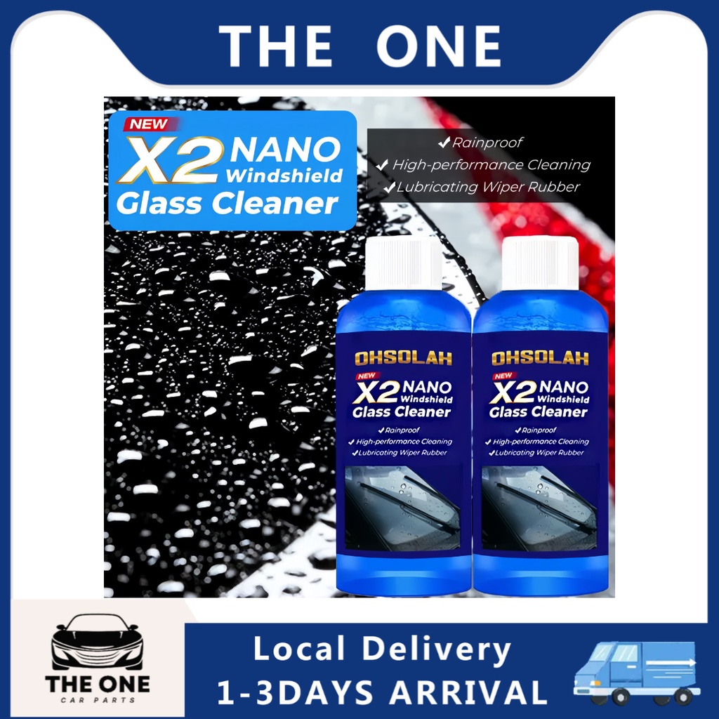 THE ONE - Nano Windshield Cleaner 60ml [ORIGINAL] OHSOLAH X2 Glass ...