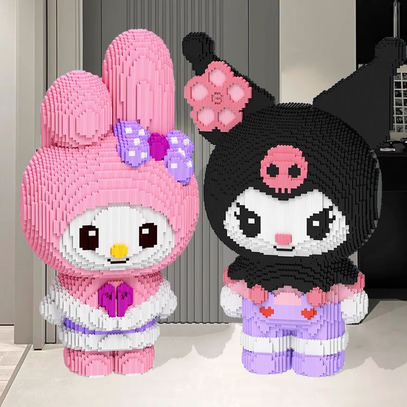New Oversized Kuromi Melody Educational Building Blocks Compatible with ...