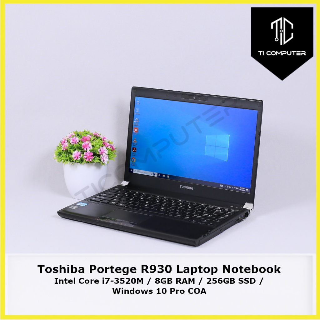 Toshiba Portege R930 Intel Core i7-3520M 8GB DDR3 RAM 256GB SATA SSD ...