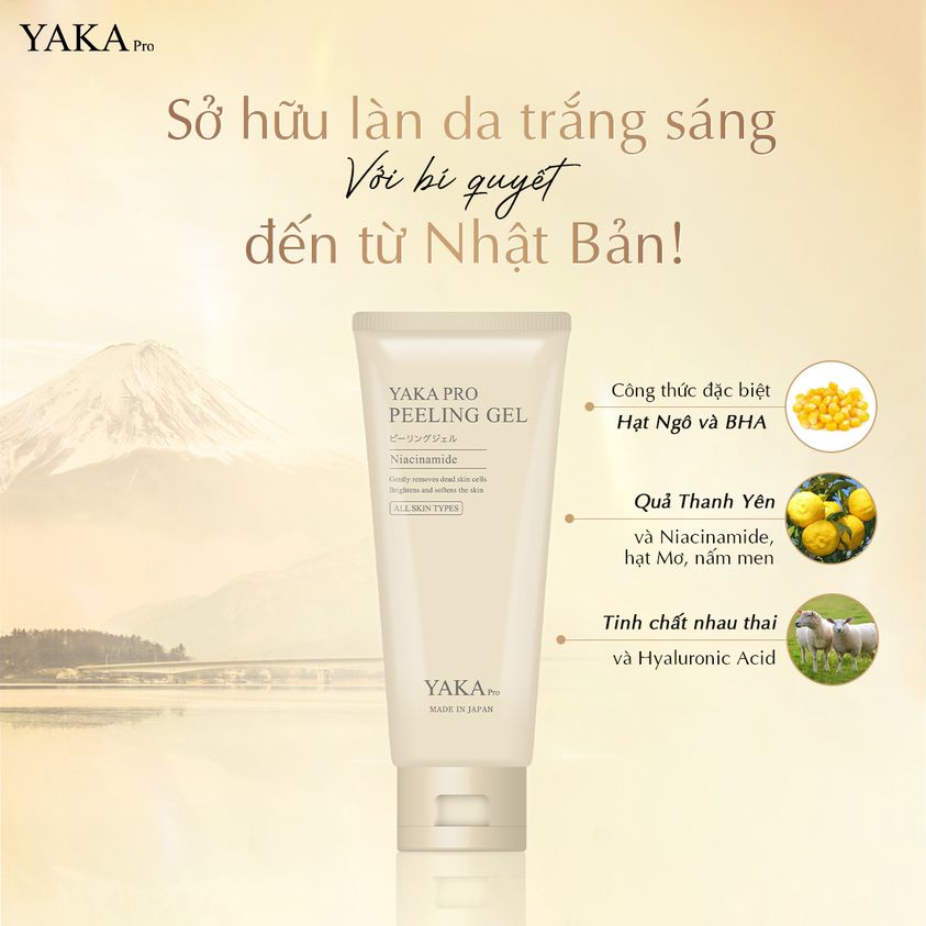 Genuine Japanese YAKA PRO PEELING GEL Super Clean Physical Exfoliating ...
