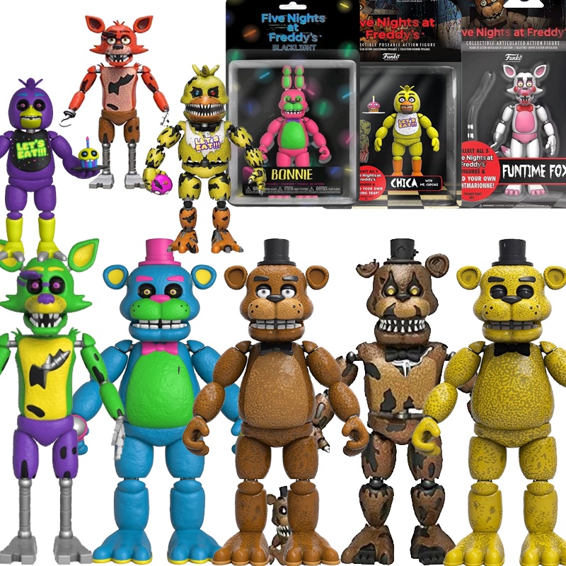 Funko FNAF Action Figure FIVE NIGHTS AT FREDDY'S BONNIE FOXY CHICA ...