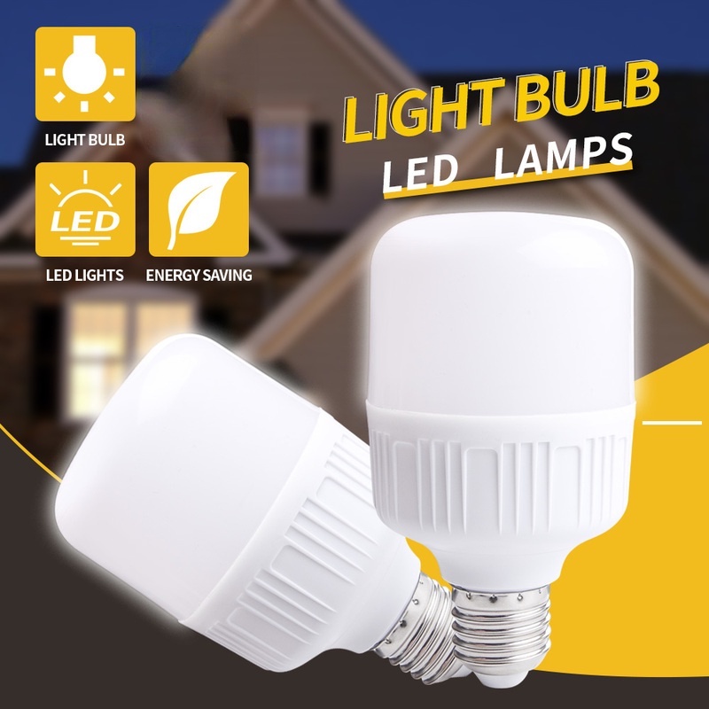 5/10/15/20W E27 Energy Saving LED Bulb Light Replaceable Cool White ...