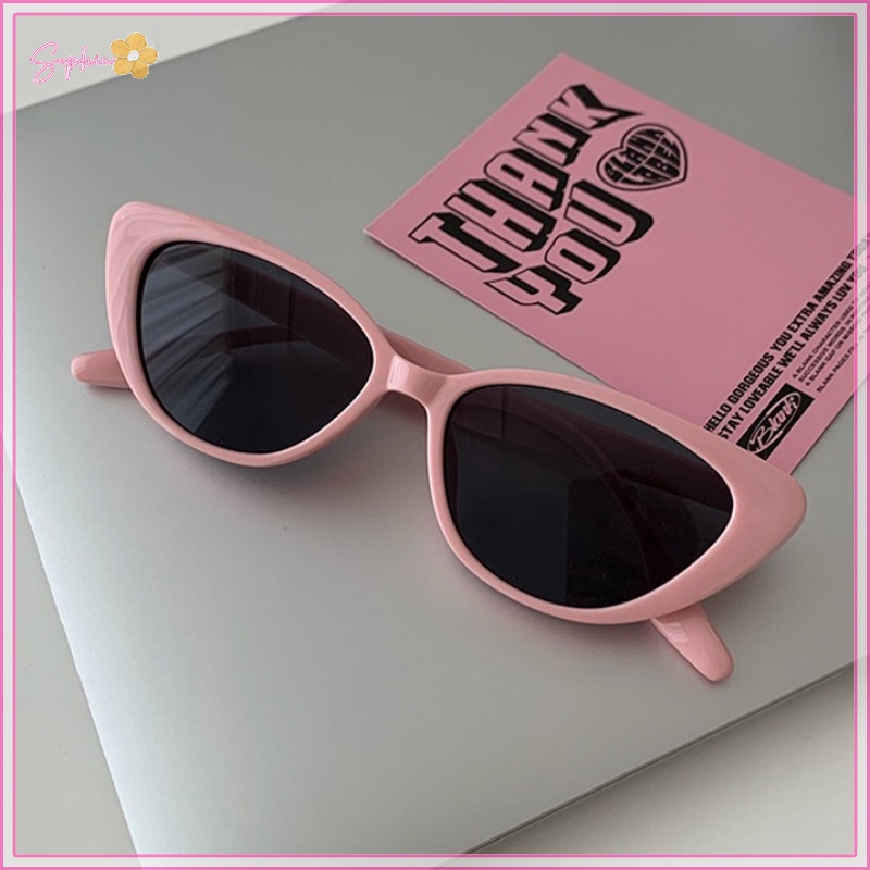 UVIG> Triangle Cat-Eye Sunglasses For Women Pink Cat-Eye Sunglasses Hot ...