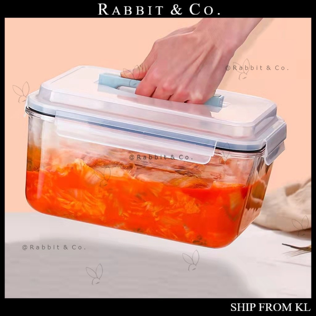 R&C (4400ml/6000ml) Large Capacity High Borosilicate Glass Airtight ...