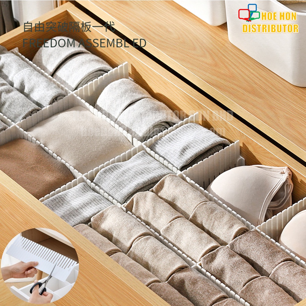 Adjustable Drawer Divider 500mm Extra Long 1s Storage Partition Board ...