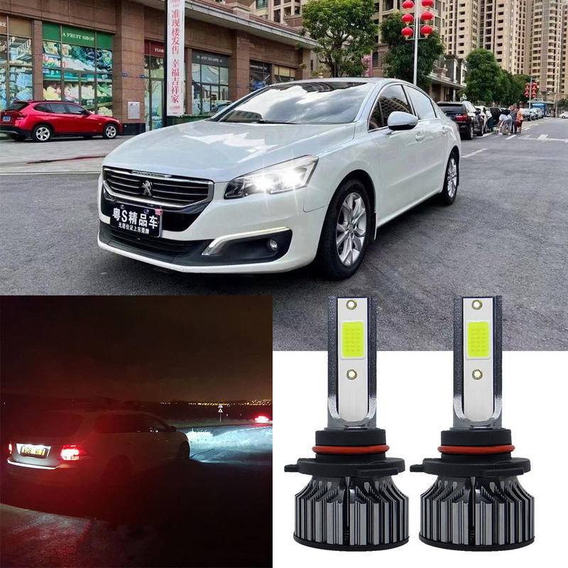 2pc LED White 6000K P1 Bulbs NW Headlight Kit FOR Peugeot 508 I (8D ...
