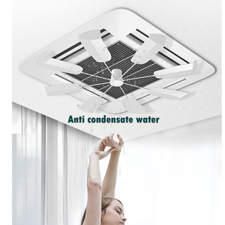 aircond guide fan Cassette Aircon Central Fan 360° Aircond wind ...