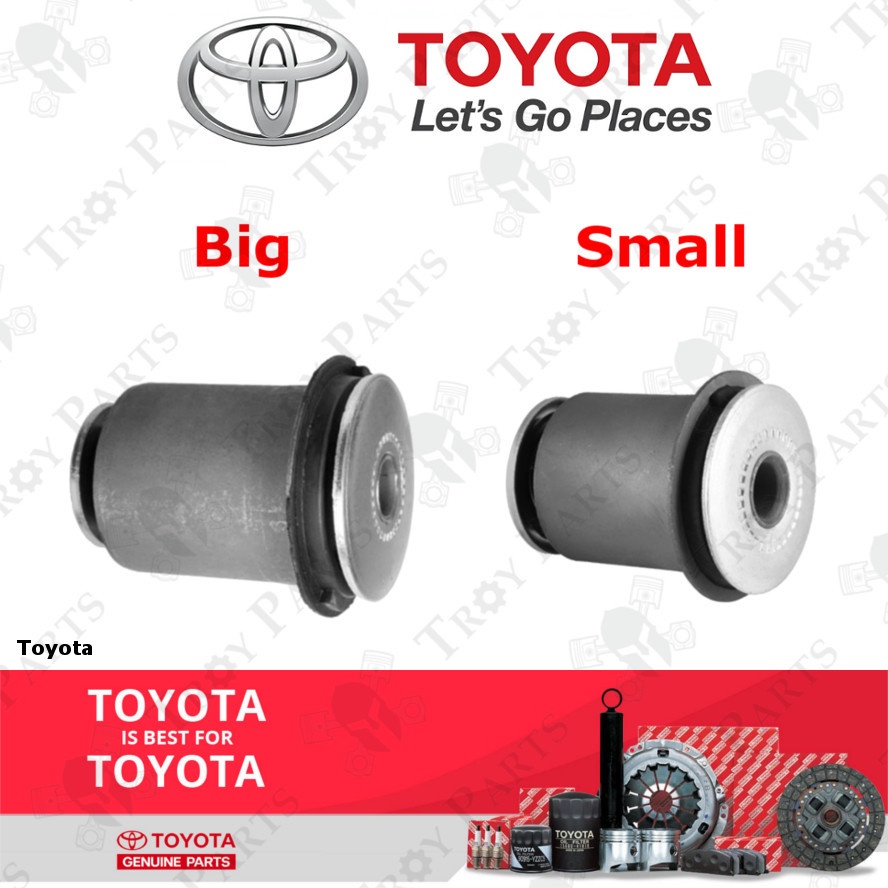 (1pc) Original Toyota Front Lower Control Arm Bush ( Big / Small ) for ...