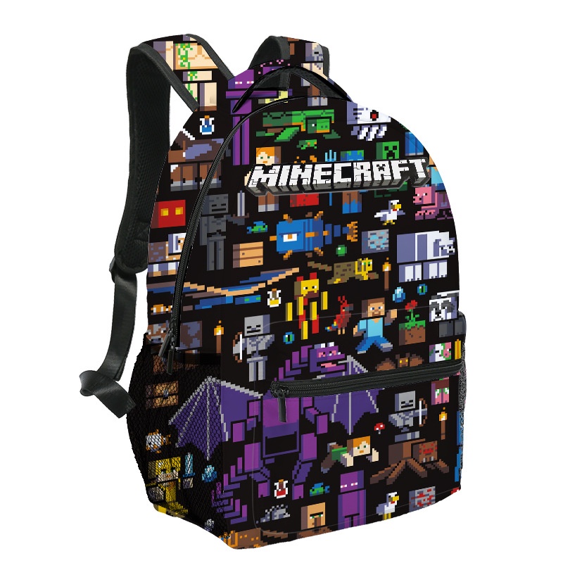 Minecraft Kids Backpack Children School Bags For Boys Orthopedic School ...