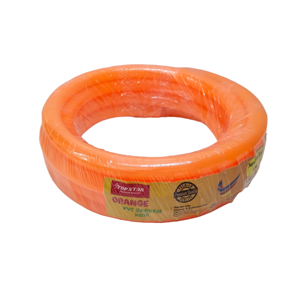 Garden Hose 5meter Hos PVC Orange Getah Oren Made In Malaysia TOPSTAR ...