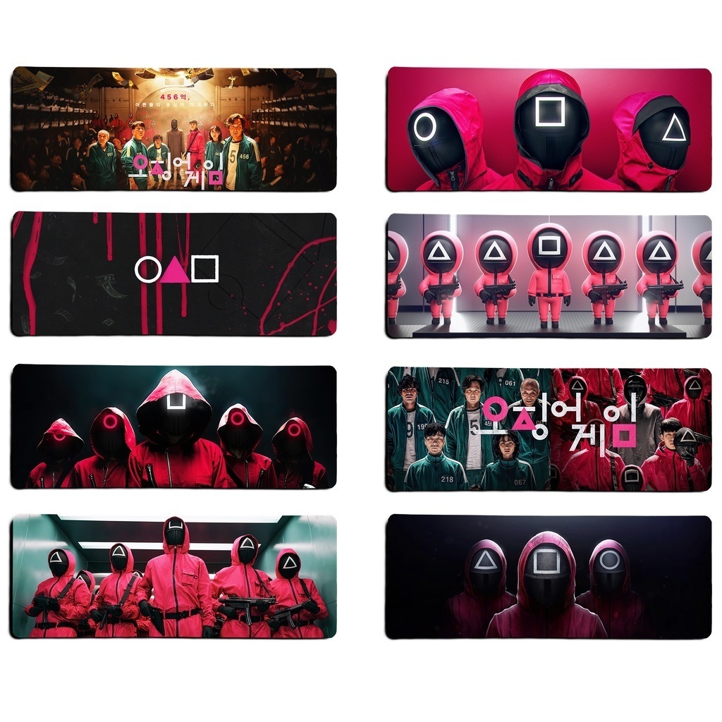 Squid Netflix Game Squid Game 800mm * 300mm Gaming Mouse Pad | Shopee ...