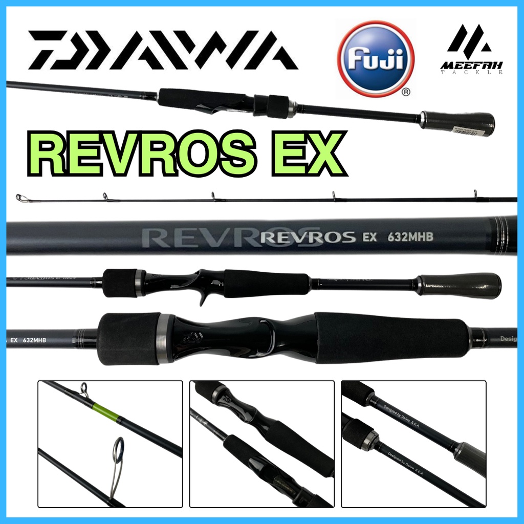 DAIWA 2022 REVROS EX Bait casting Baitcasting BC / Spinning Fishing Rod Joran Pancing | Shopee ...