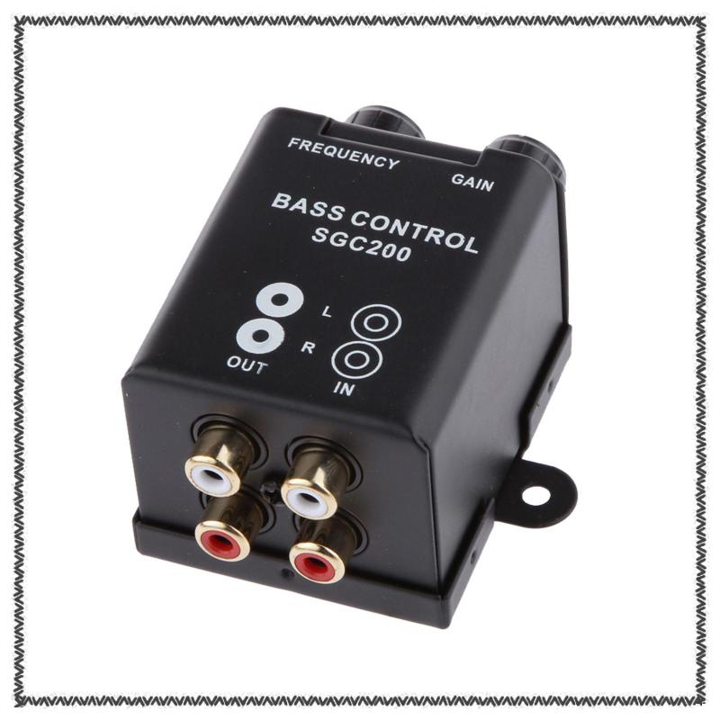 [MCA] SubGeneric woofer Bass Volume Control Knob RCA Level for Car ...