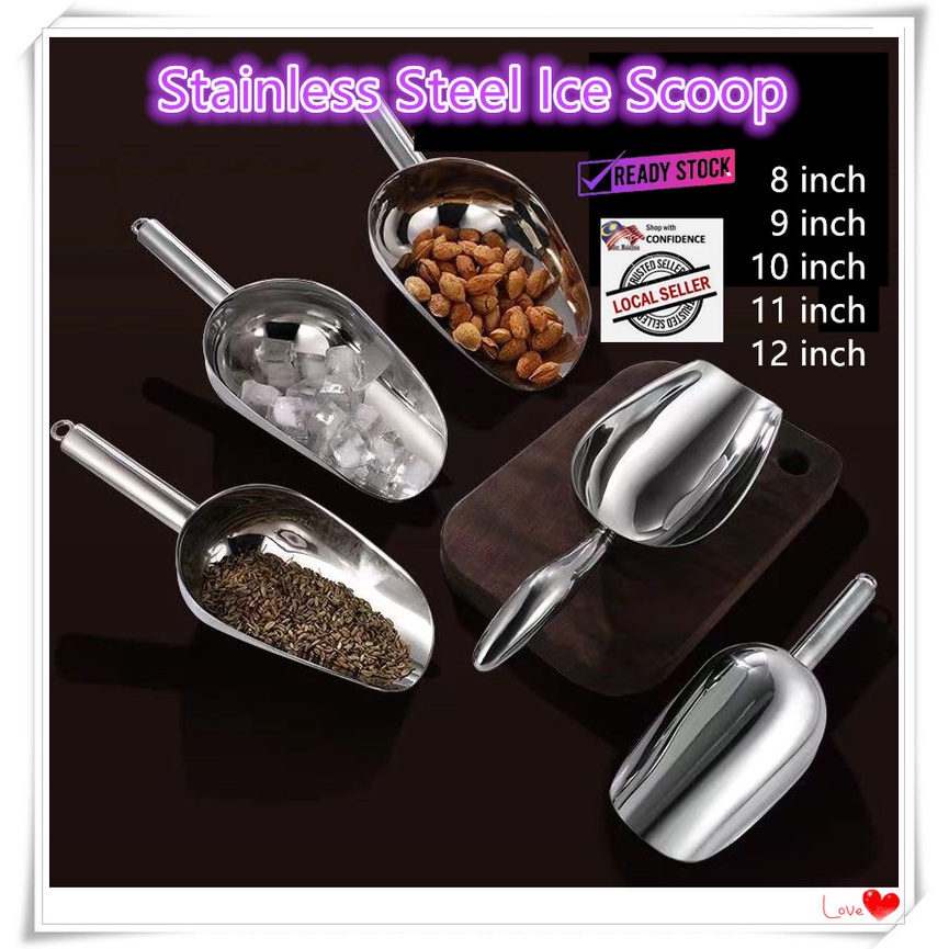 Ice Cube Scoop Food Scoop Stainless steel multipurpose shovel /Ice ...