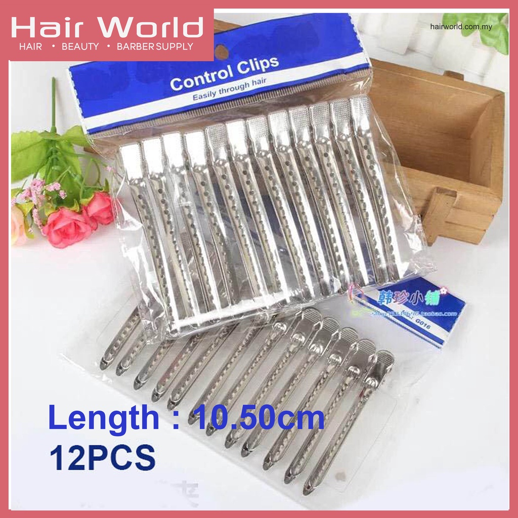 PROFESSIONAL CONTROL CLIPS (10.5CM) 12PCS | Shopee Malaysia