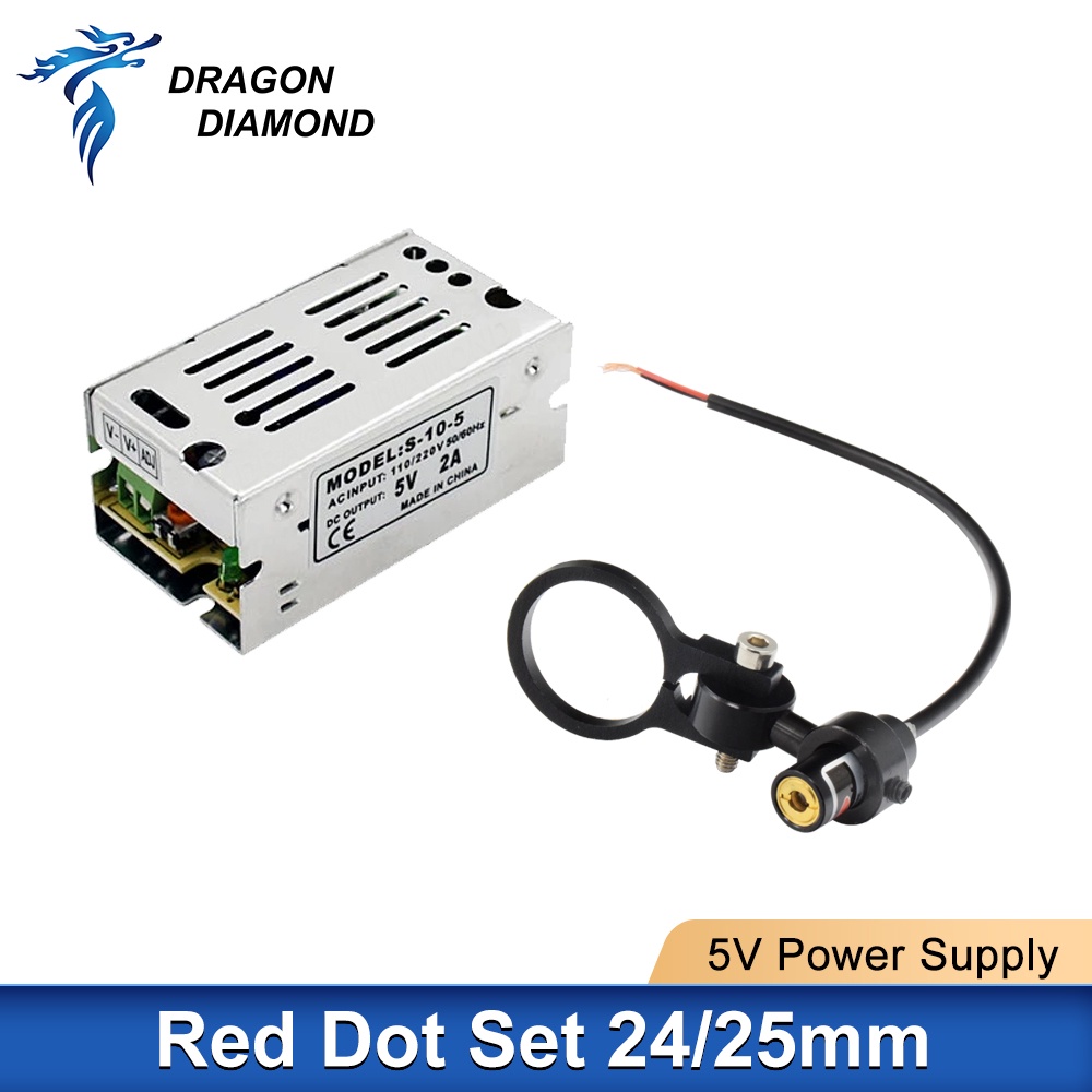 CO2 Diode Module Red Dot Set Positioning DC 5V Laser Engraver CO2 Laser ...