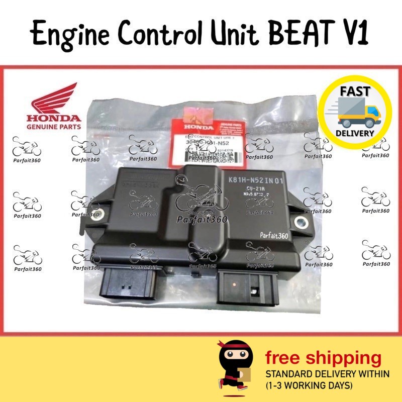 30400-K81-N52 HONDA BEAT V1 Engine Control Unit / ECU 100% ORIGINAL ...