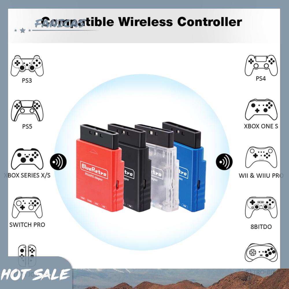 [Fanicas.my] Blueretro Bluetooth-compatible Wireless Controller Adapter for PS1/PS2 | Shopee ...