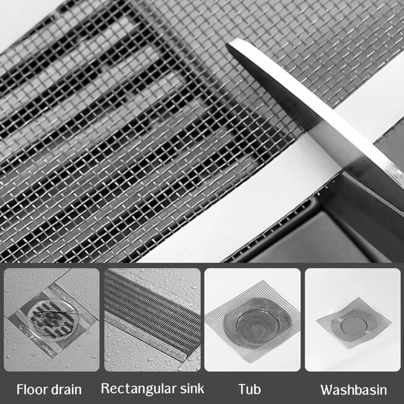 [Ptr] 10 Meter Shower Floor Drain Filter/ Hair Catcher Strainer ...