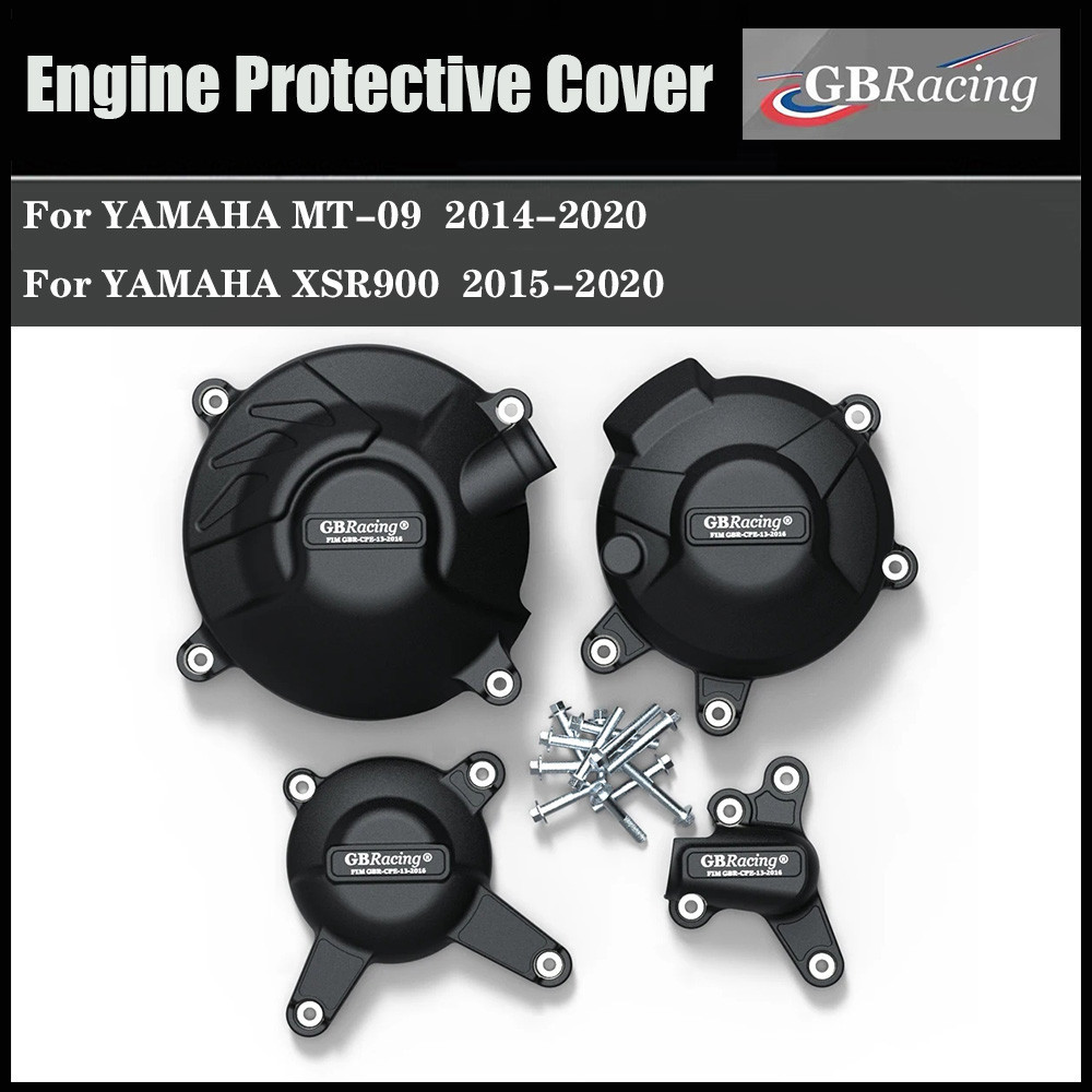 Motorcycle Engine Case Guard Protector Cover Case for YAMAHA MT-09 MT09 ...