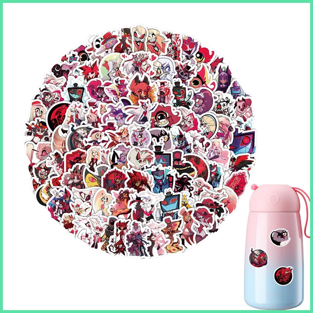 Anime Water Bottle Stickers Multipurpose Cartoon Character Stickers ...