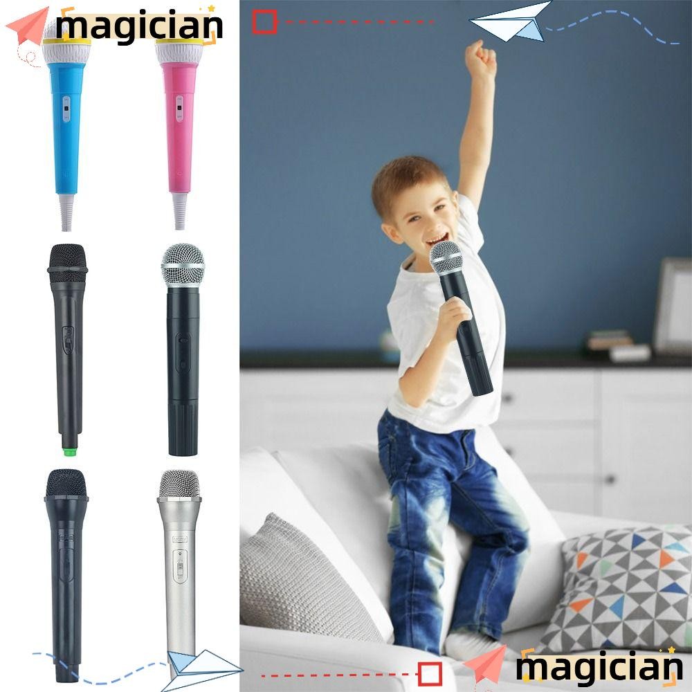 MAGIC Microphone Prop, Karaoke Prop Toy Mics Toy, Party Stage Costume ...