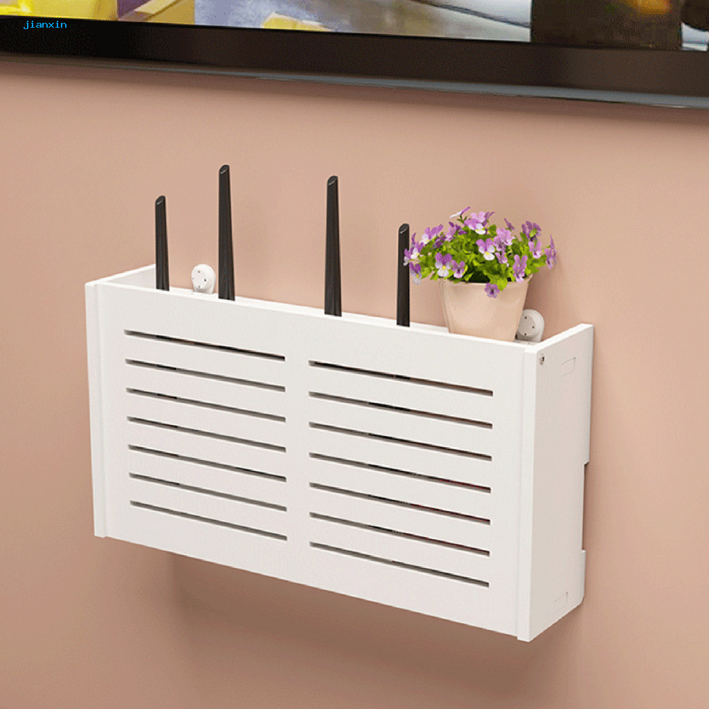 Eco-friendly Router Box Wall-mounted Router Organizer Wooden Wifi ...