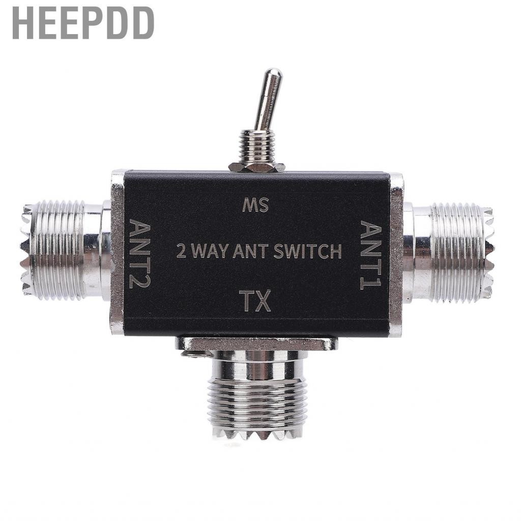 HEEPDD 2 Position Coaxial Switch for 1 to 30MHz HAM CB HF VHF UHF Radio ...