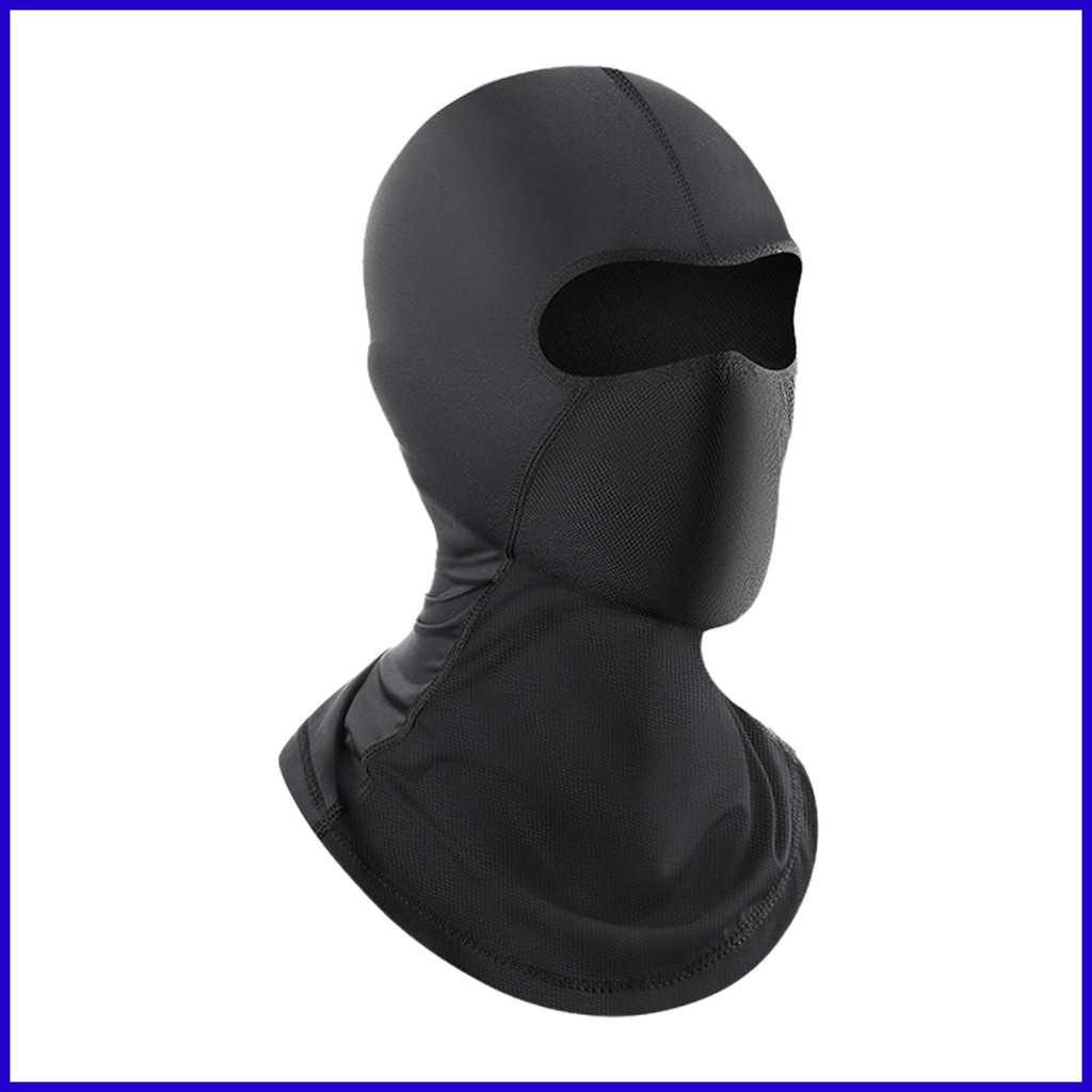 Full Face Cover Cool Cotton Sun Protection Head Cover Ergonomic Fit ...