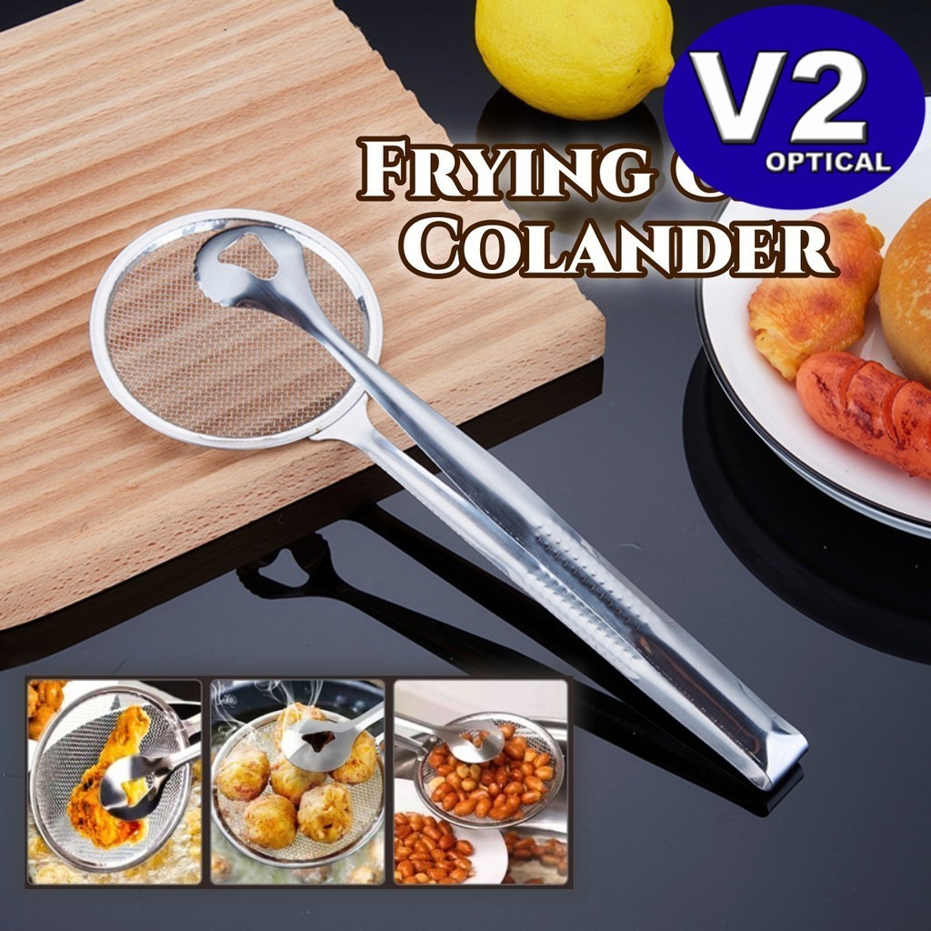 Stainless Steel Oil Filter Colander Kitchen Food Frying Clip Snack ...