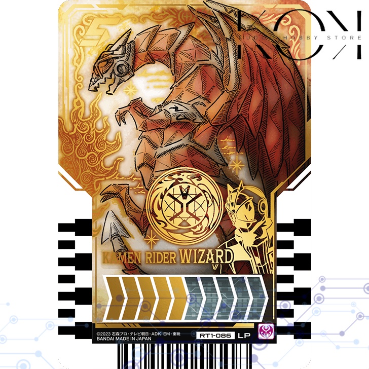 Bandai Kamen Rider Gotchard DX Ride Chemy Trading Card RT1-086 Kamen ...