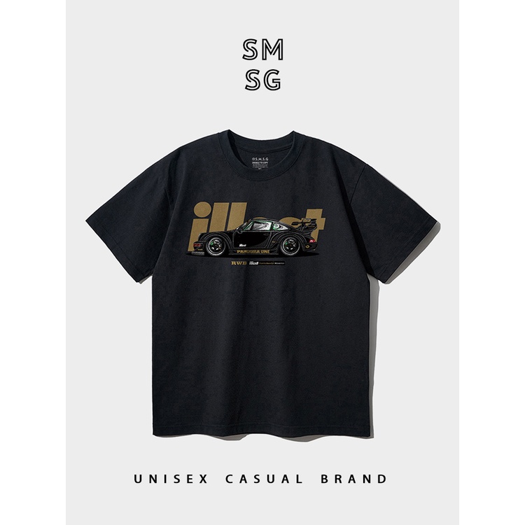 【READY STOCK 】Attitude SMSG Porsche RWB911 Tuning Car Niche Boys Casual ...