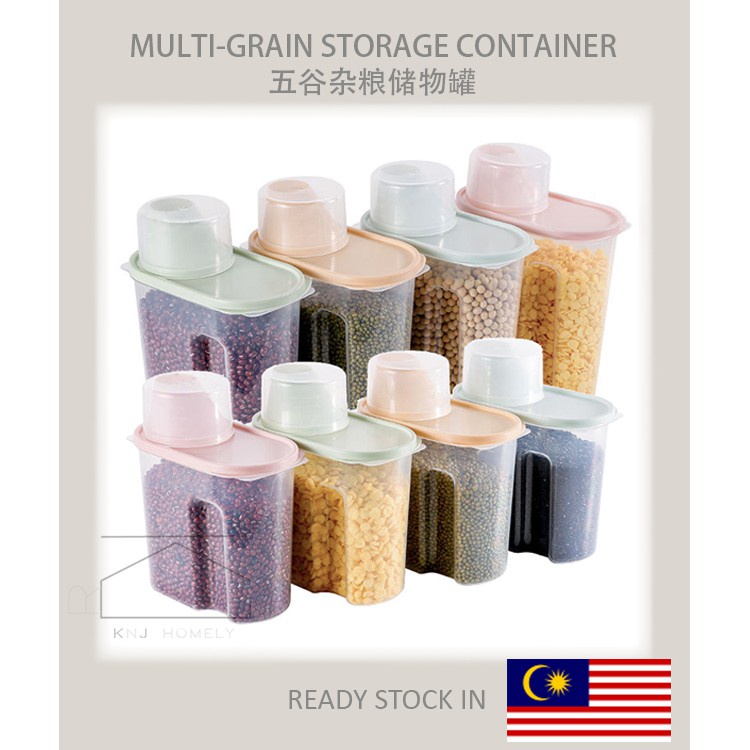 Multi-grain Storage Container/Grain Bean Rice Cereal Container/Kitchen ...