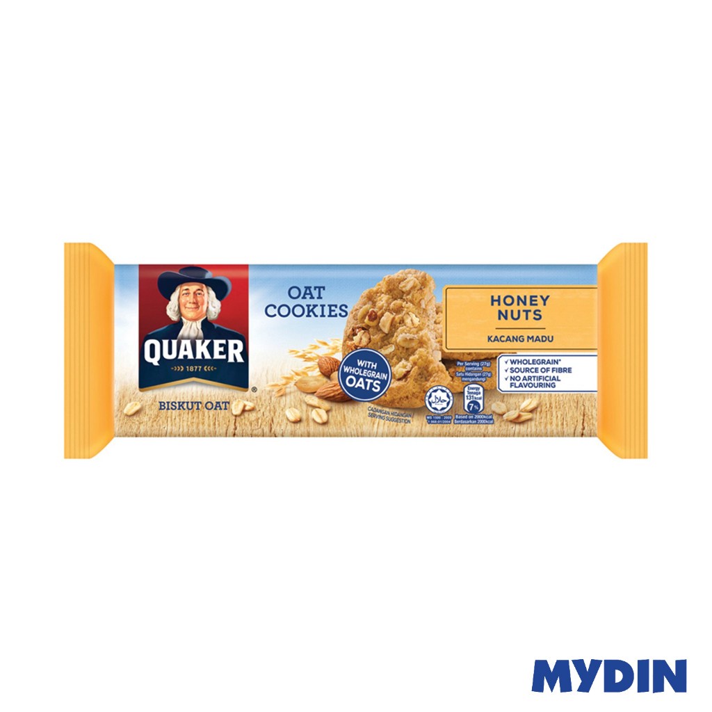 Quaker Oats Honey Nut Cookies (108g) | Shopee Malaysia
