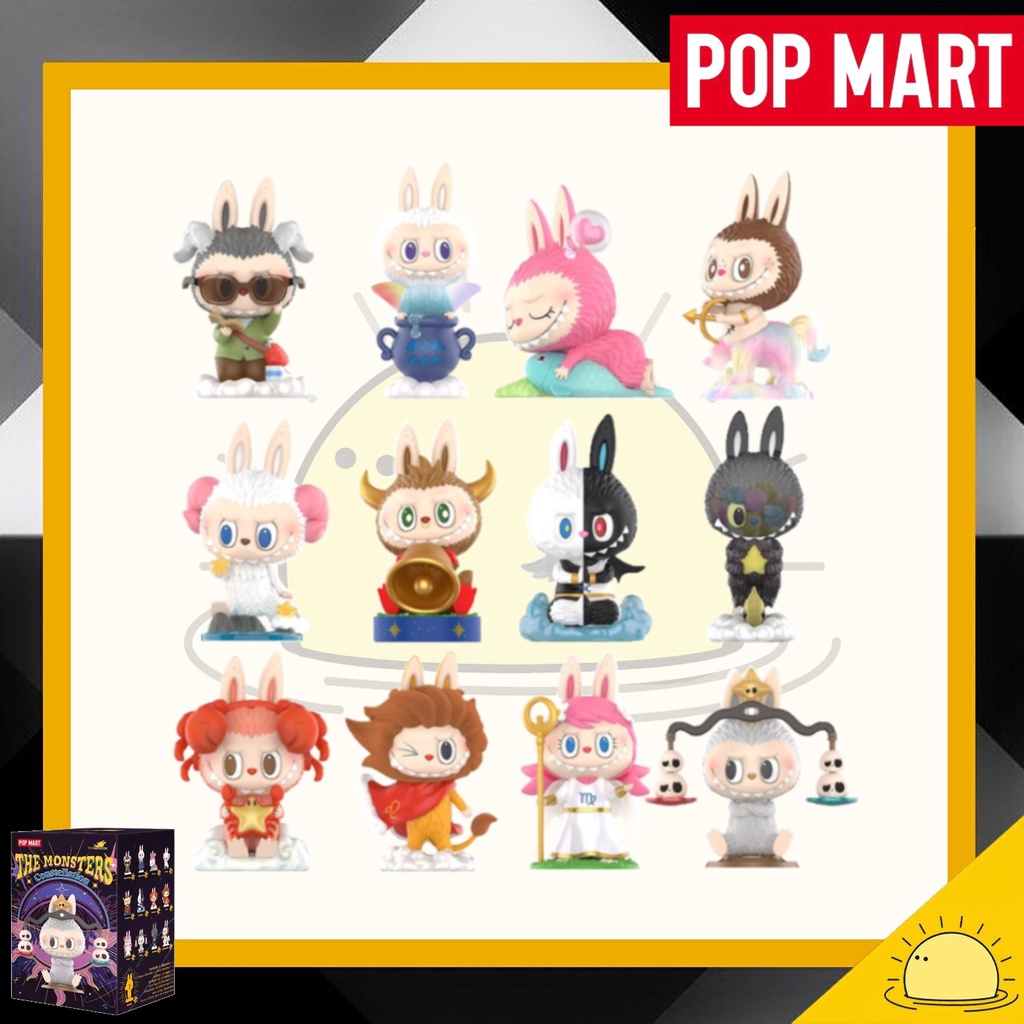 Popmart Labubu Zimomo The Monster Constellation Lift Box Win Secret ...