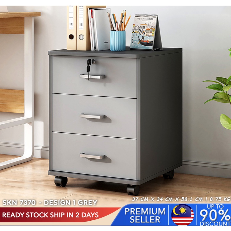 Office Cabinet Office Mobile Pedestal File Cabinet with Wheels Drawers ...