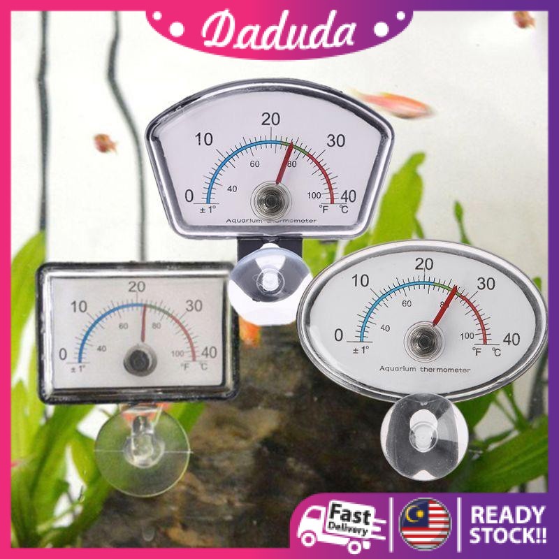 AQUARIUM Fish Tank Thermometer Waterproof Aquarium Thermometer ...
