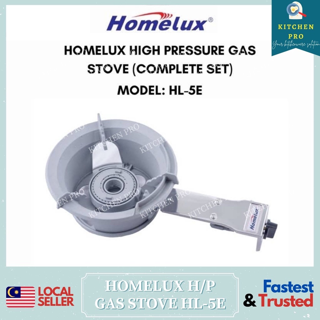 𝐊𝐈𝐓𝐂𝐇𝐄𝐍 𝐏𝐑𝐎 | HOMELUX High Pressure Gas Stove HL-5E/ Auto High Pressure ...