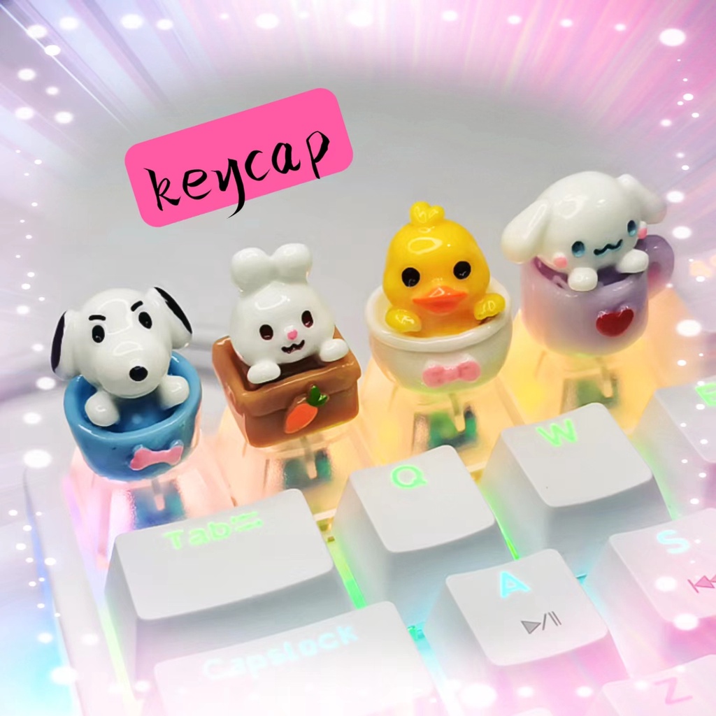 Cute Animal DIY Unique Keycap Can Be Used for Mechanical Keyboard ...