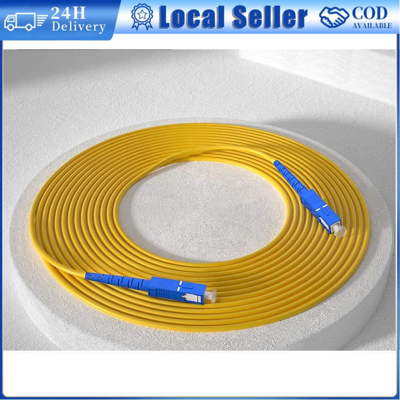 SC-SC 1/5/10Meters PATCH CORD CABLE FOR UNIFI/MAXIS/TIME MODEM fiber ...